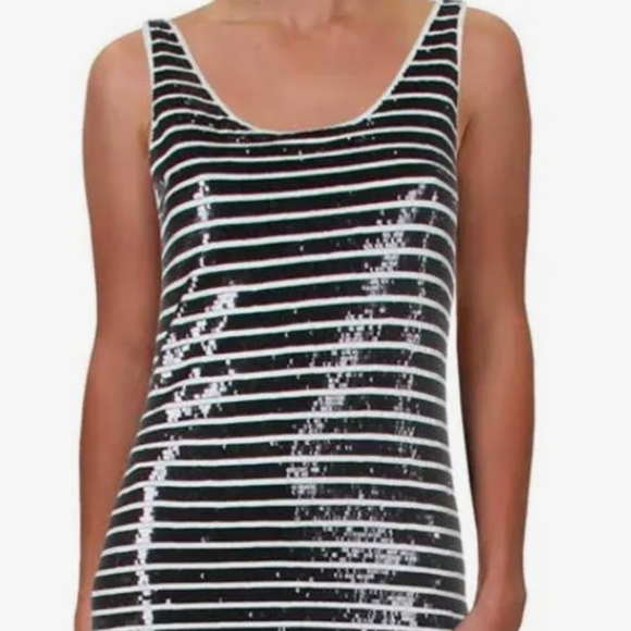 Lauren Ralph Lauren | Tops | Lauren Ralph Lauren Kelly Sequin Striped Tank Top | Poshmark